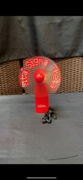 Delta LED Message Fan- Delta Sigma Theta