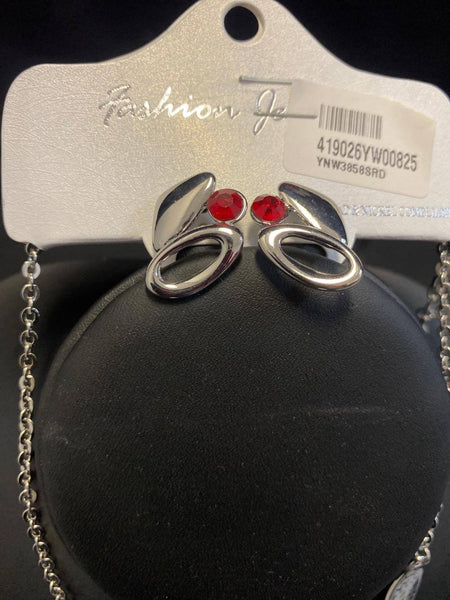 Red Shell Necklace Set