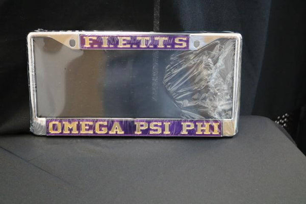 Omega Psi Phi-License Plate Frames