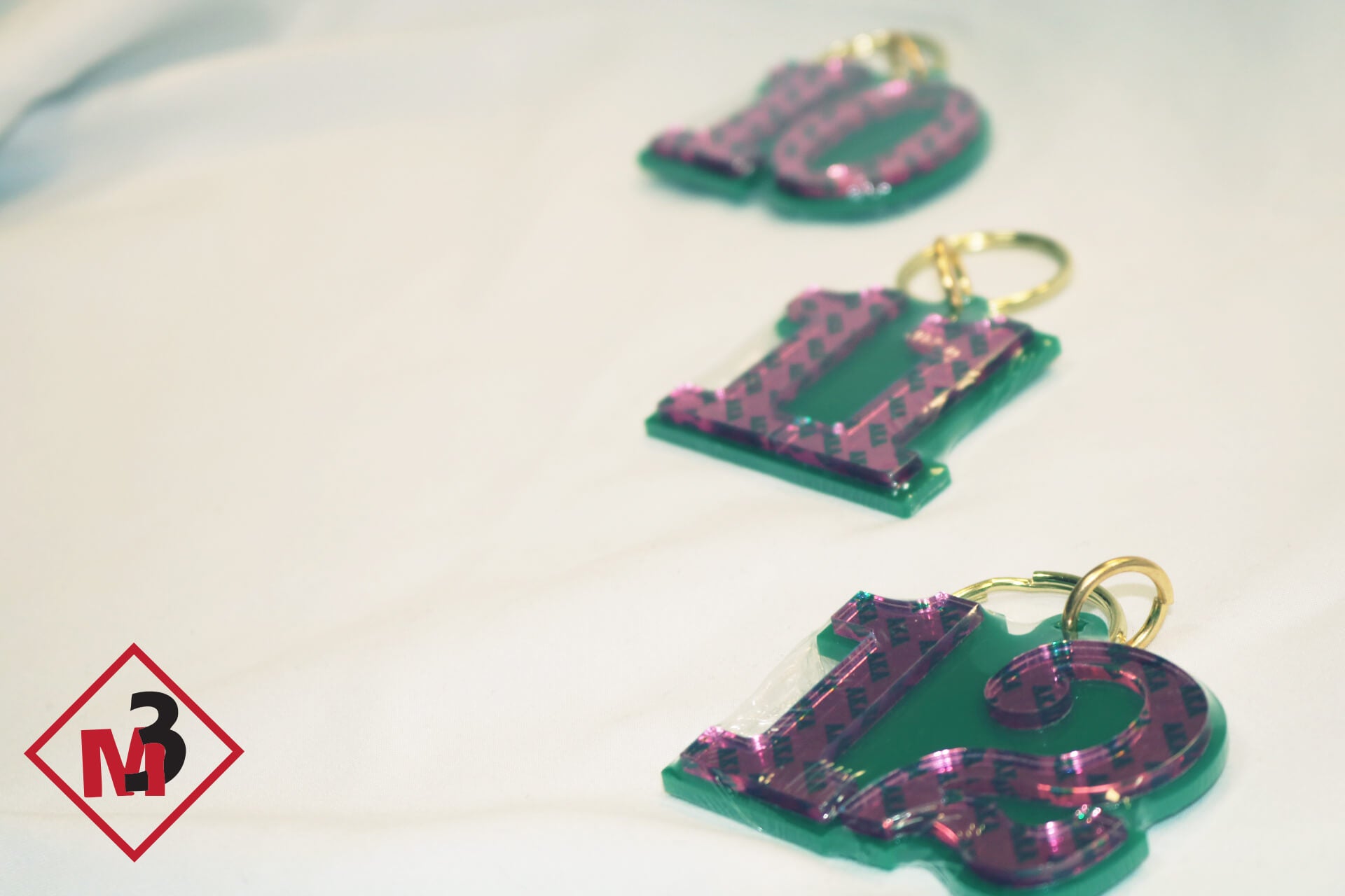 Alpha Kappa Alpha Line Number Key Chains