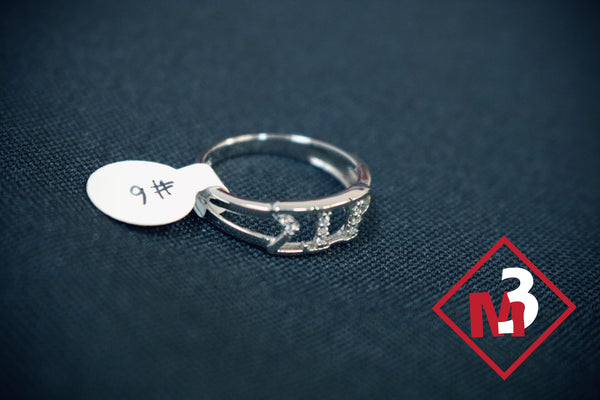 Sterling Silver Letter Ring- Sigma Gamma Rho