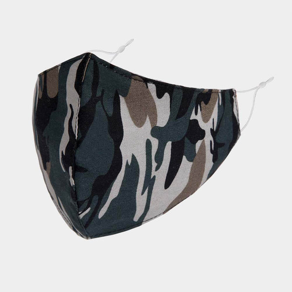 3-D Camouflage Cloth Face Mask